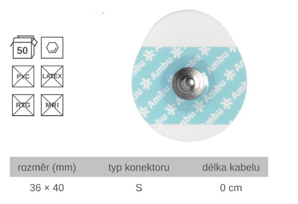 Elektroda EKG WhiteSensor WS (50ks) - MEDICROSS.CZ