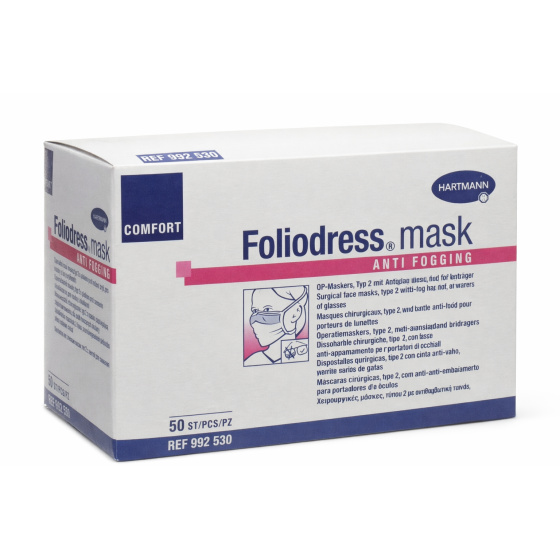 Ústenka s úvazky Hartmann Foliodress® mask Anti fogging proti mlžení ...